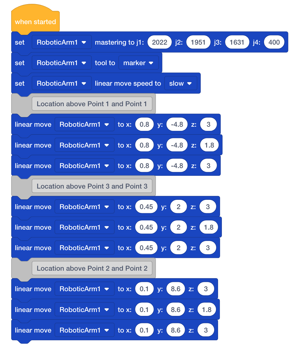 Vex Workcellv1 Programming Movements Lab 4 Program Linear Movement